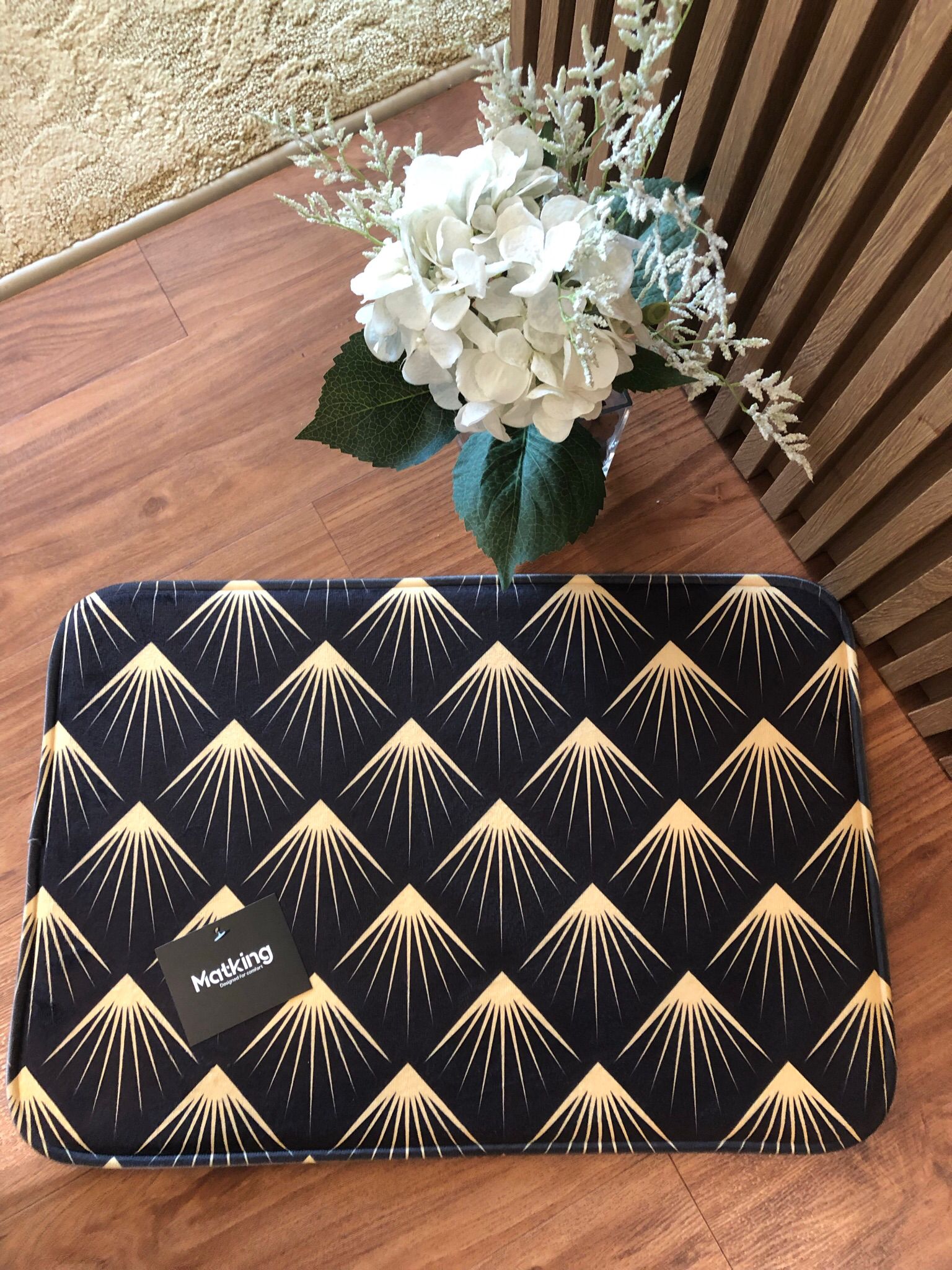 GOLD LUXE PALM II - Matking Singapore Floormat