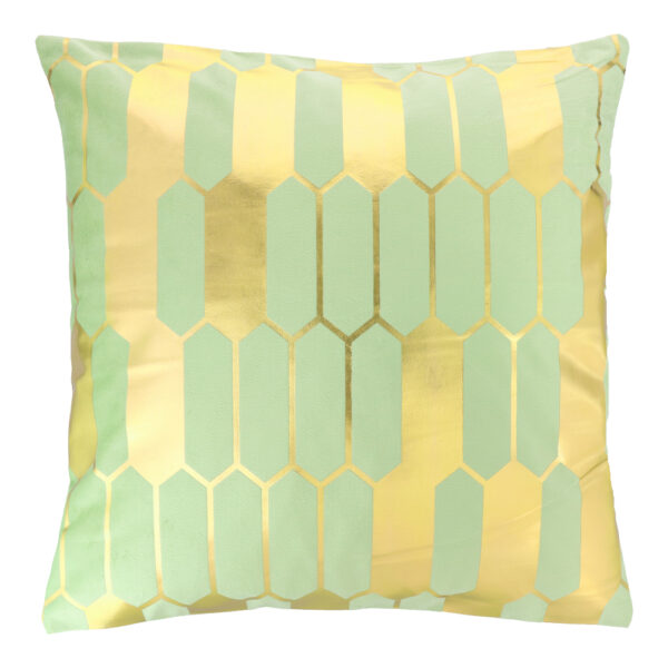 Luxe Green Gold Cushion Cover - Matking Singapore