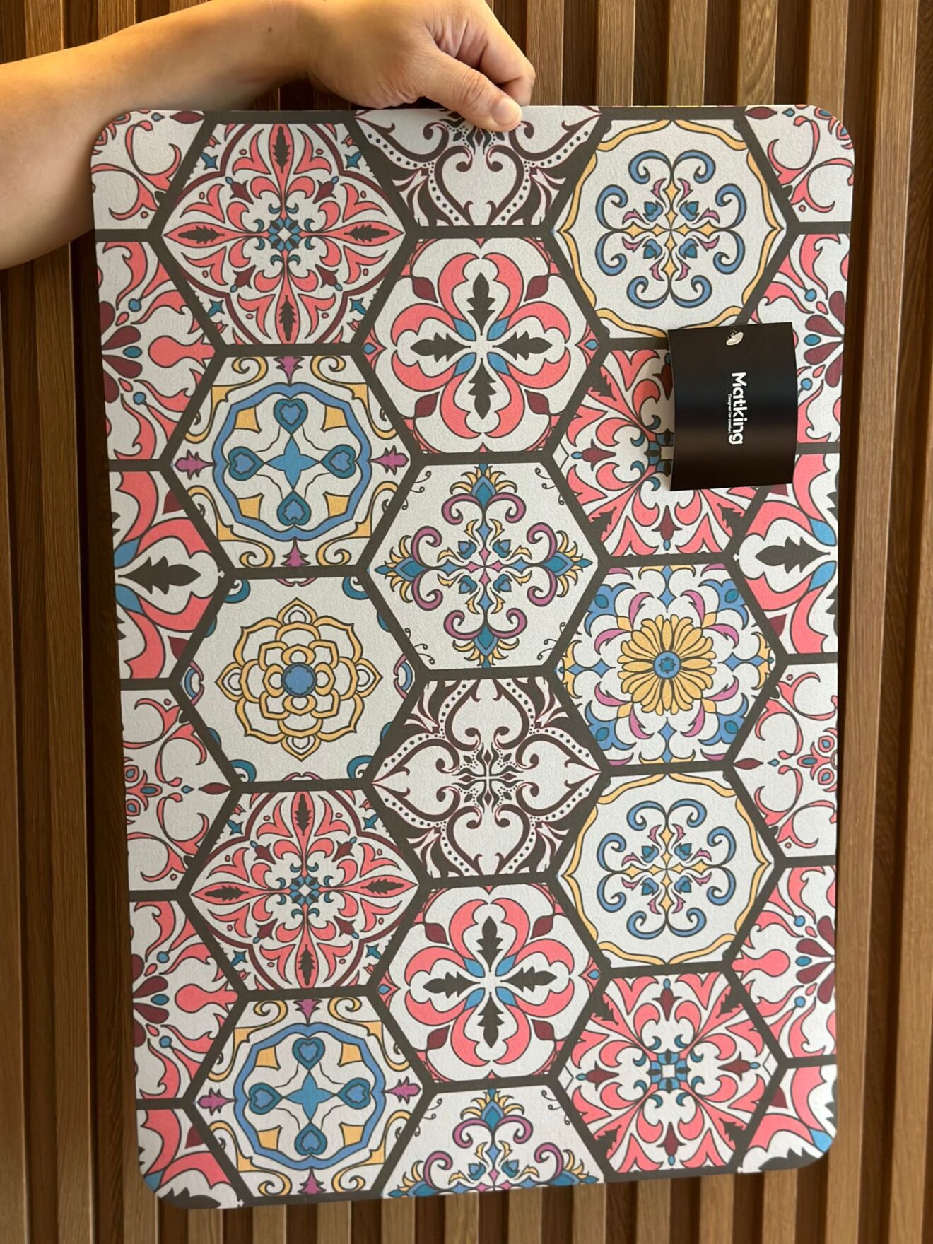 PERANAKAN PINK DIATOM - Matking Singapore Floormat